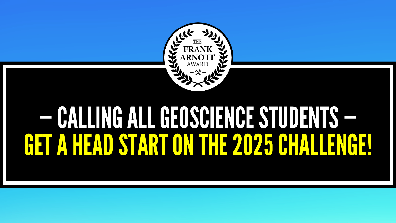 2025 Frank Arnott Next Generation Explorers Award – iMAGE CREATE